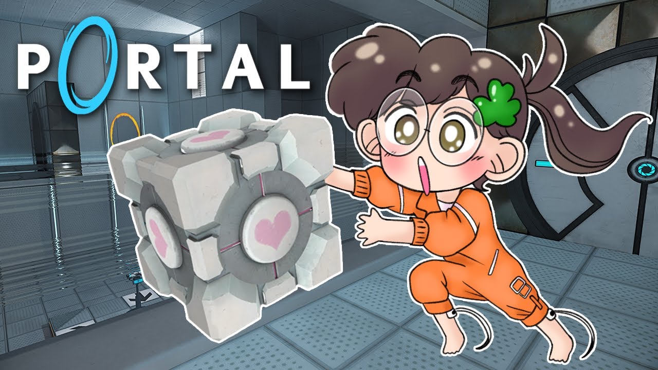 【portal 💙🧡】FULL GAME PLAYTHROUGH【cloverchibi】 - YouTube