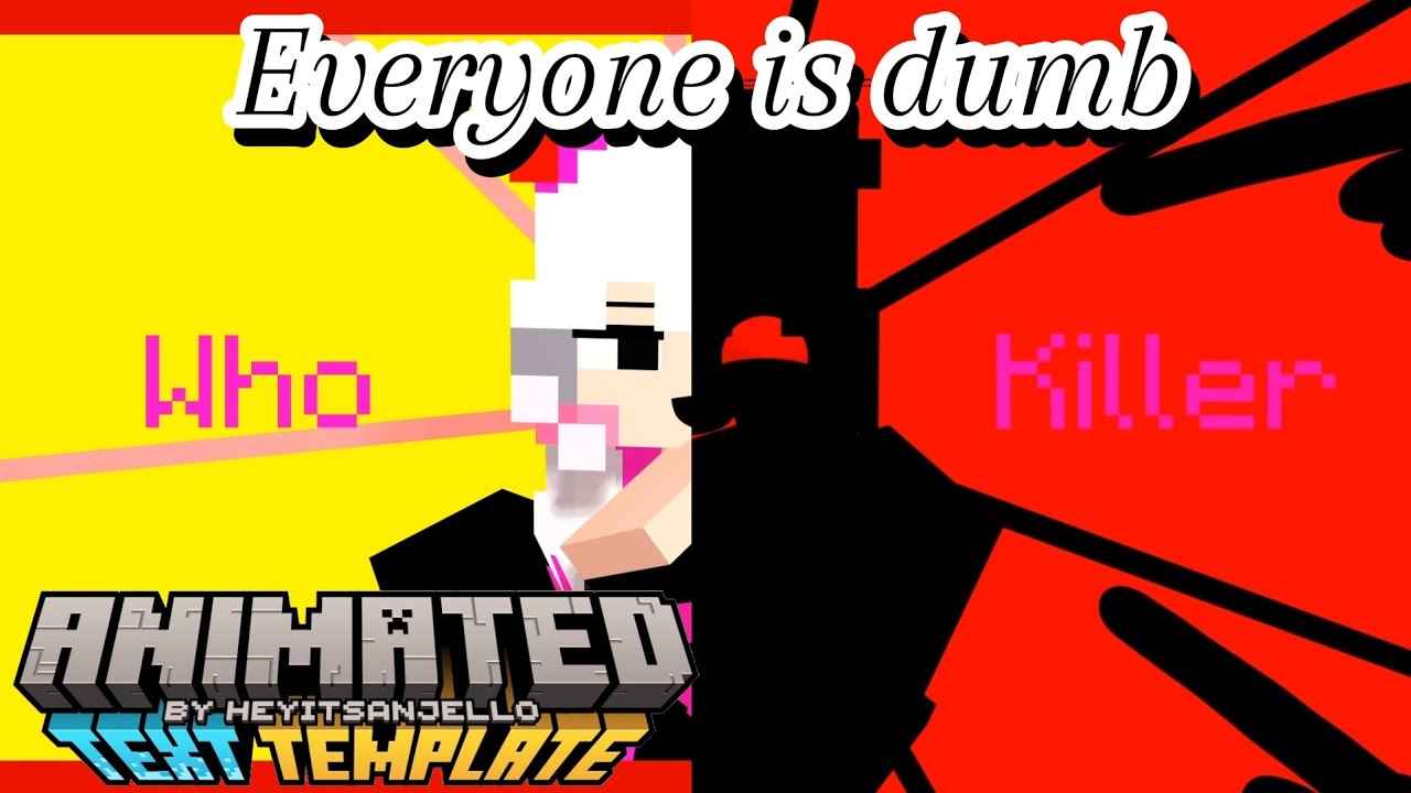 [MEME] Everyone is dumb (Minecraft Animation) Template - UsagiMC - YouTube