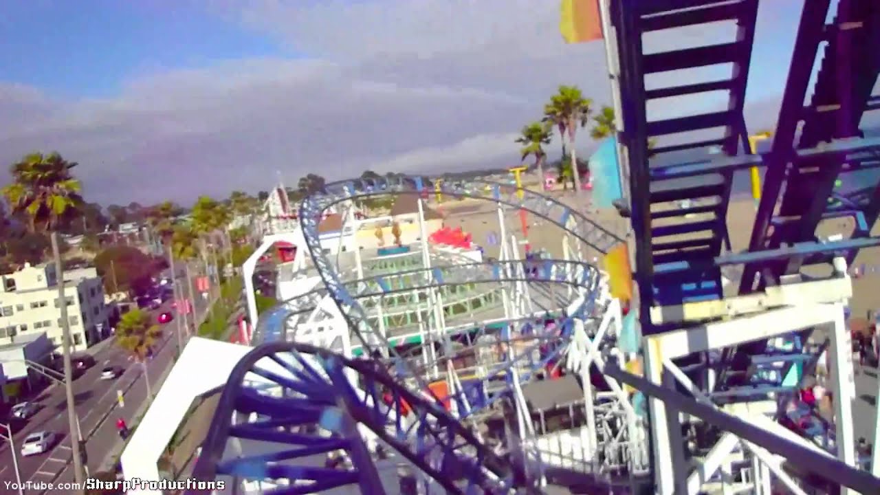 Hurricane (HD POV) Santa Cruz Beach Boardwalk - YouTube