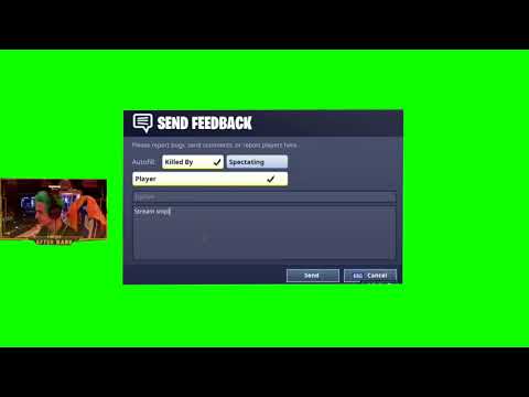 Ninja Stream Sniping Meme Green Screen