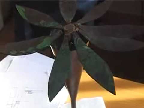 Mechanical flower - YouTube