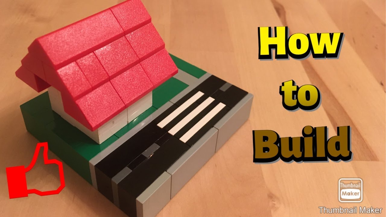 How to build a Lego mini house - YouTube
