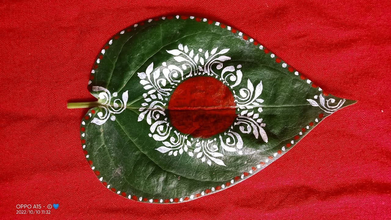 Bengali Wedding Pan Pata Art// Kolka on Pan Pata// EASY AND SIMPLE ...