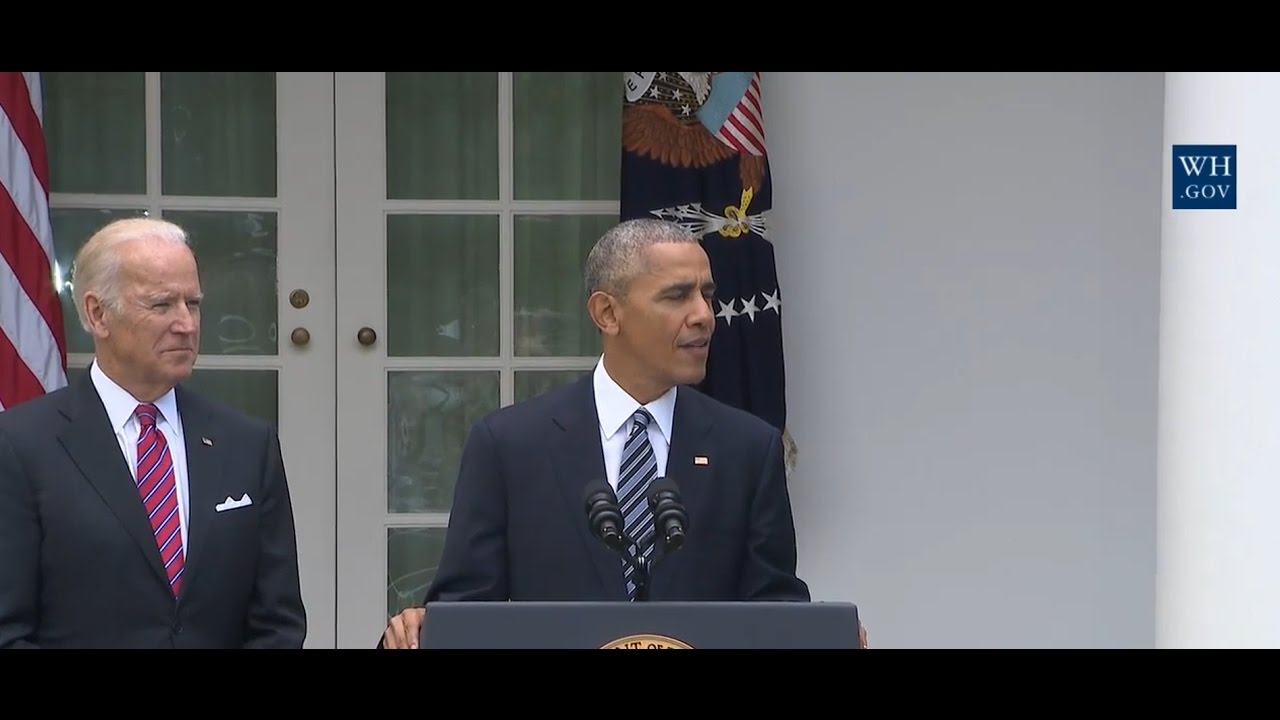 President Obama Full Congratulation Speech to Donald Trump for Winning ...