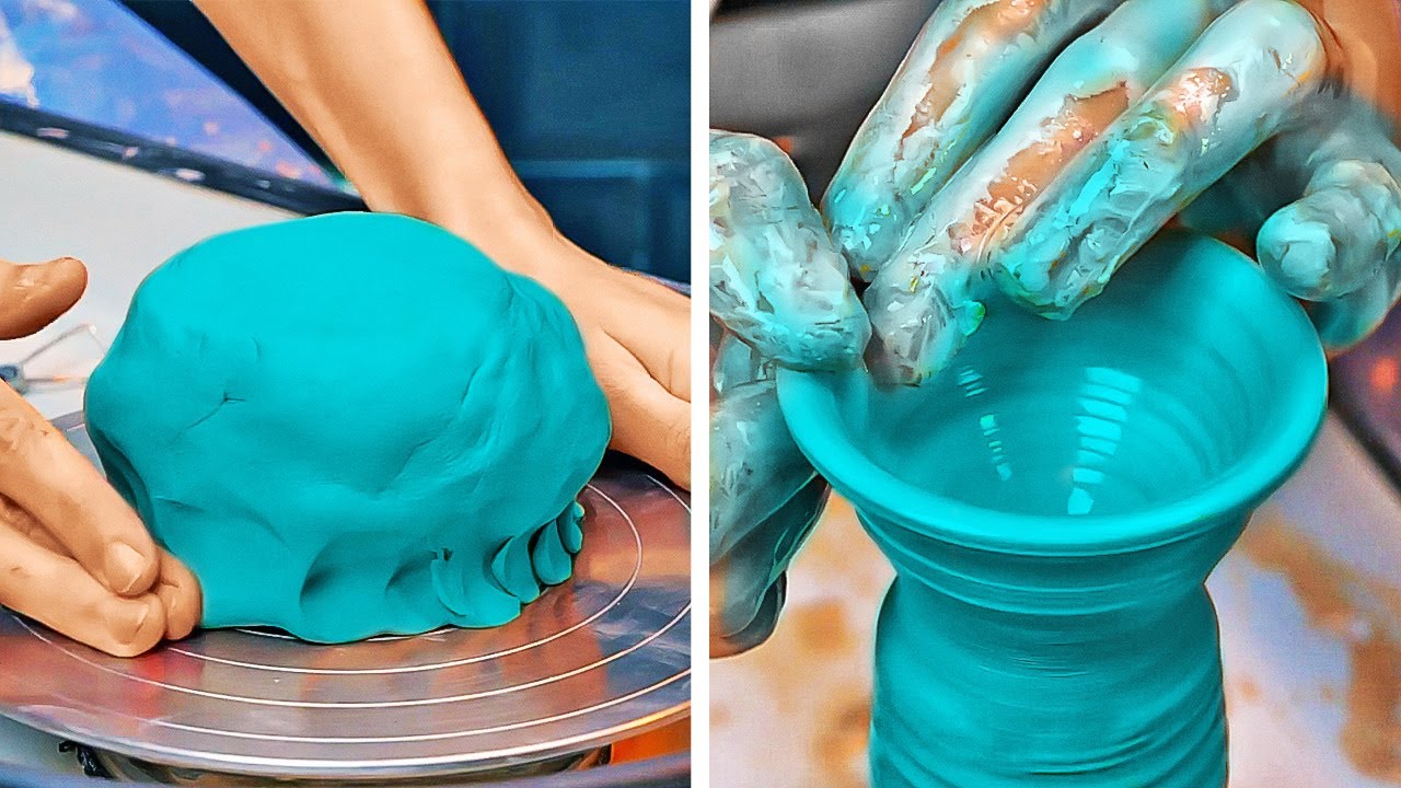 Mesmerizing Clay Pottery Tricks - YouTube