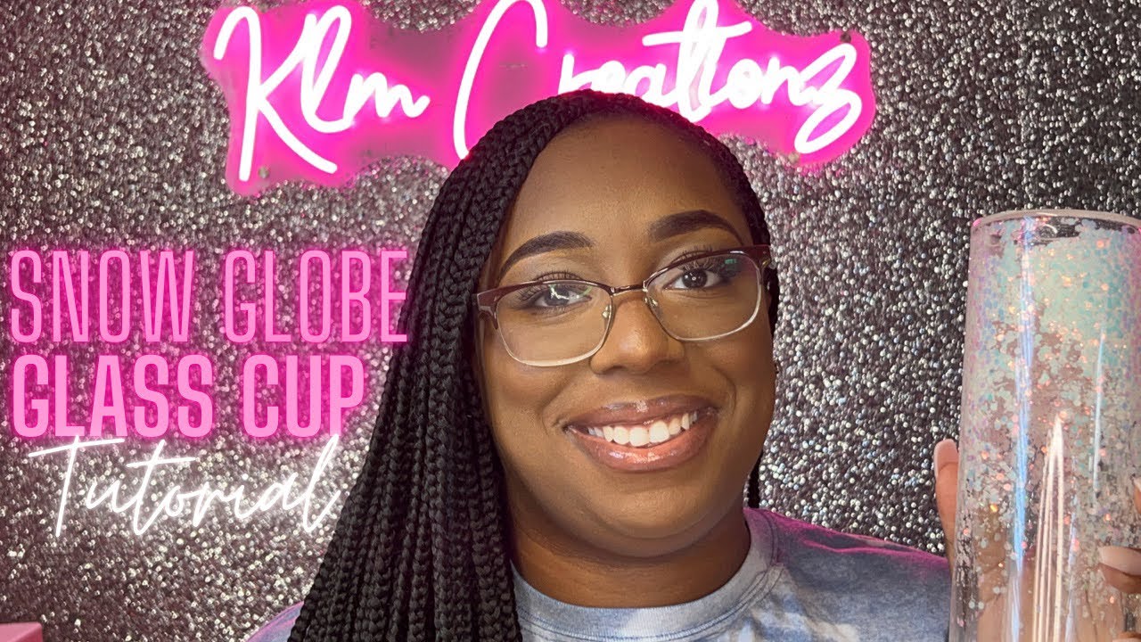 Snow Globe Glass Can Tutorial - YouTube