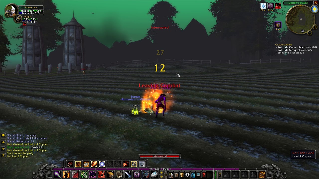 World of Warcraft: Tirisfal Glades: Graverobbers - YouTube