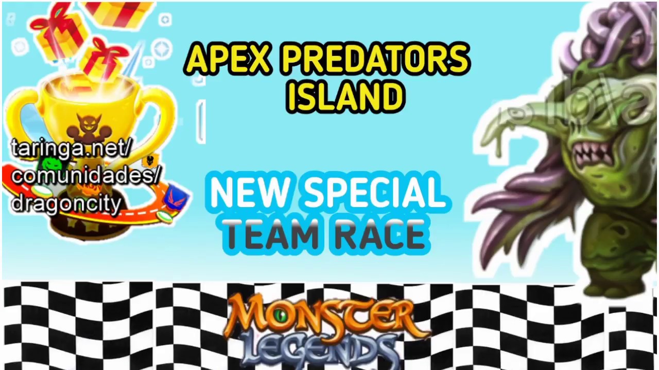 New Apex Predator Race | Teams for race | Coming Soon In Monster ...