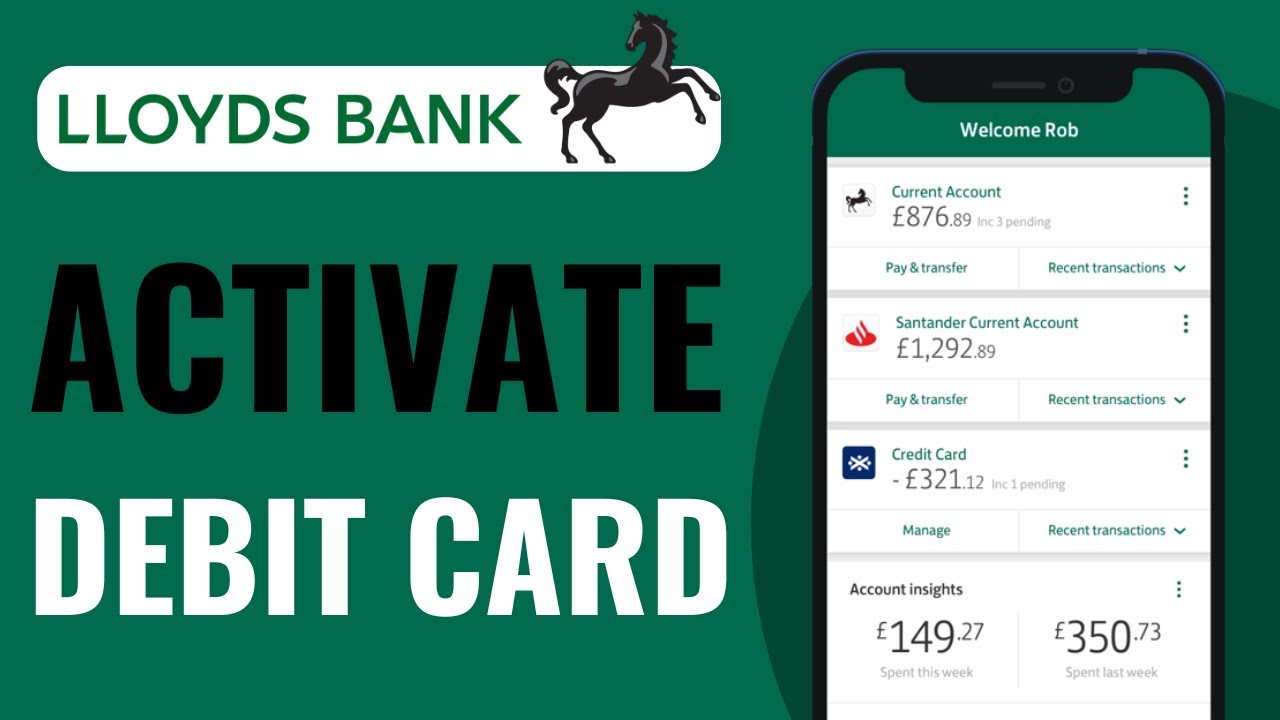 How To Activate Lloyds Debit Card - Easy Way (2024) - YouTube