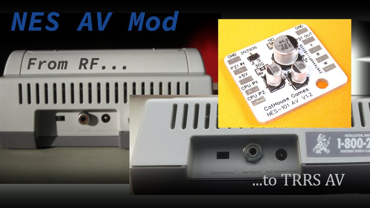 NES 101 AV Mod - YouTube
