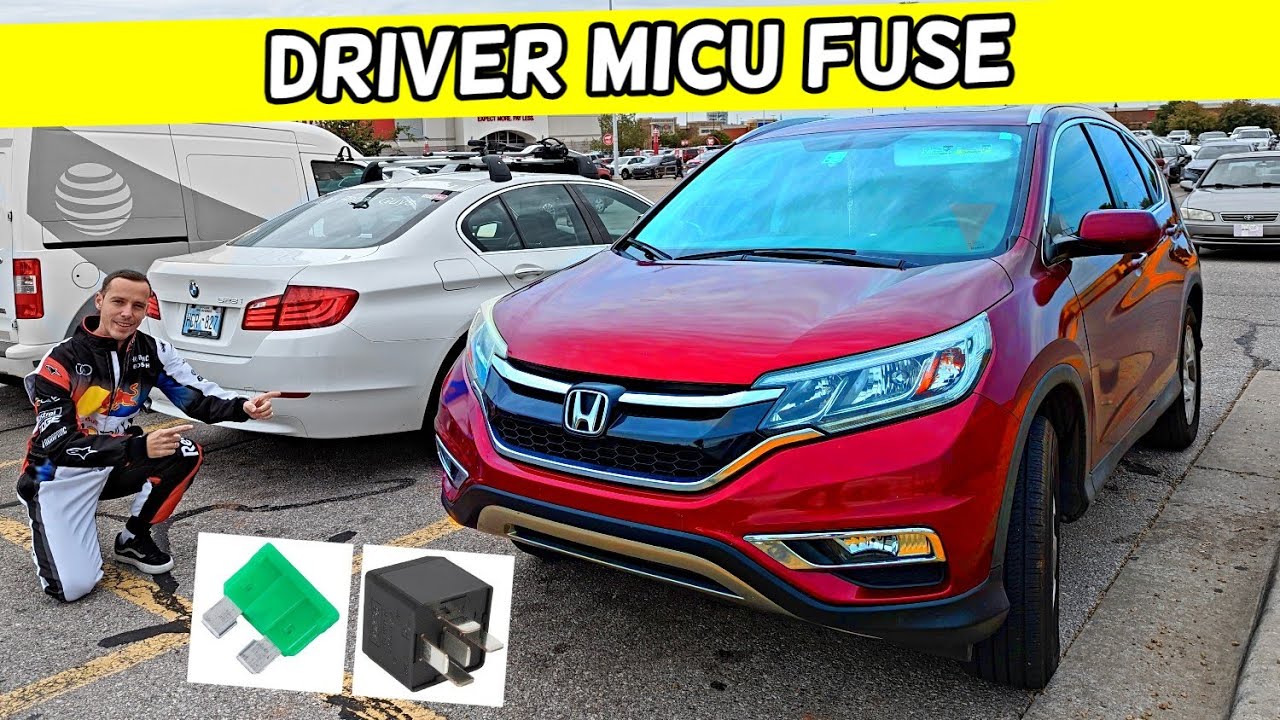 HONDA CRV CR-V DRIVER MICU FUSE LOCATION, DRIVERS MICU FUSE 2012 2013 ...