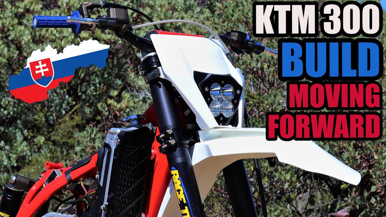 KTM 300 XC Dirt Bike Build Assembly continues - YouTube