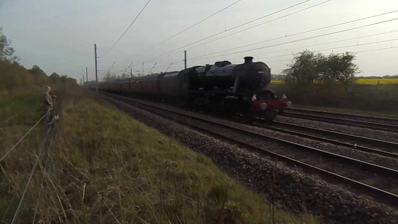 LMS Stanier Class 8F 8151 Steam Train - The Salopian Charter 17th April ...