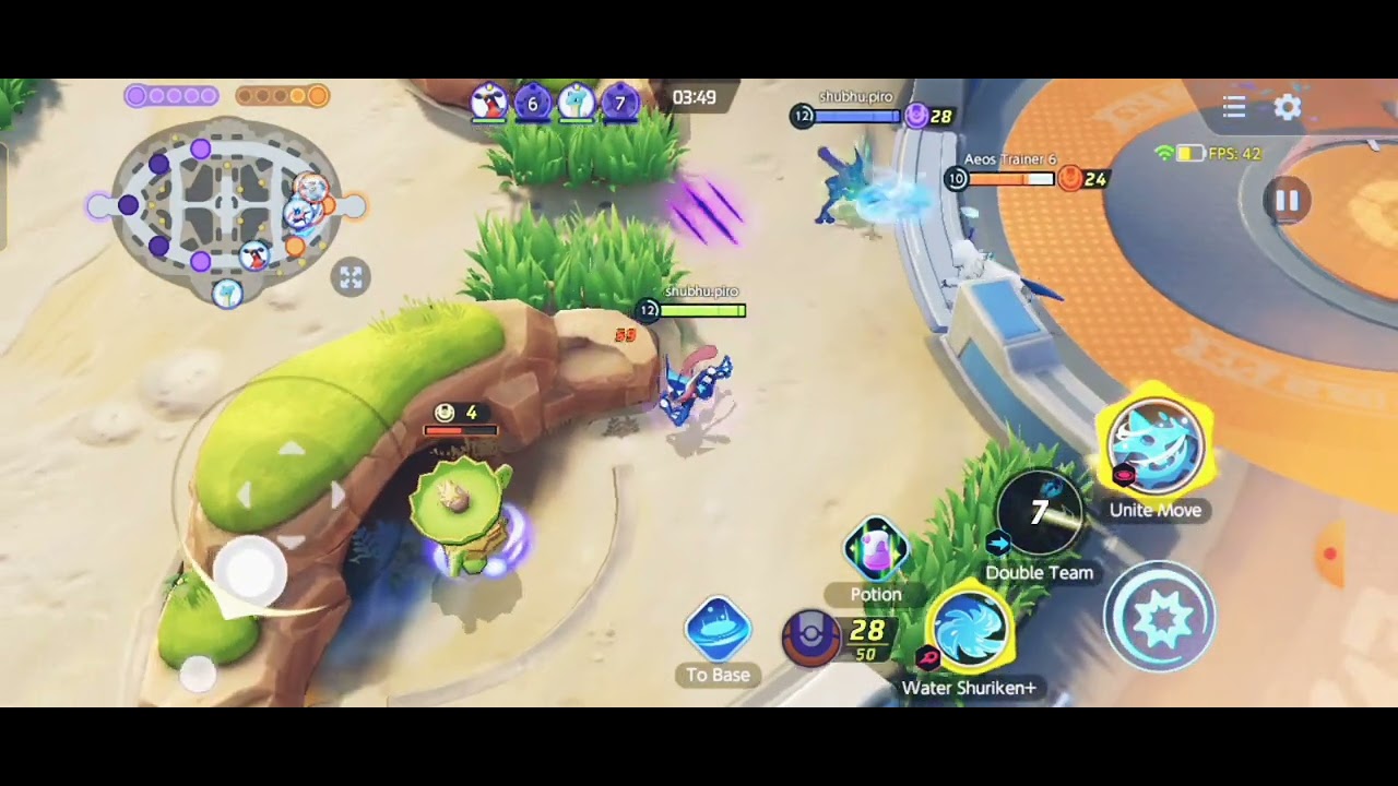 pokèmon unite part ban I mean ouan 1 - YouTube