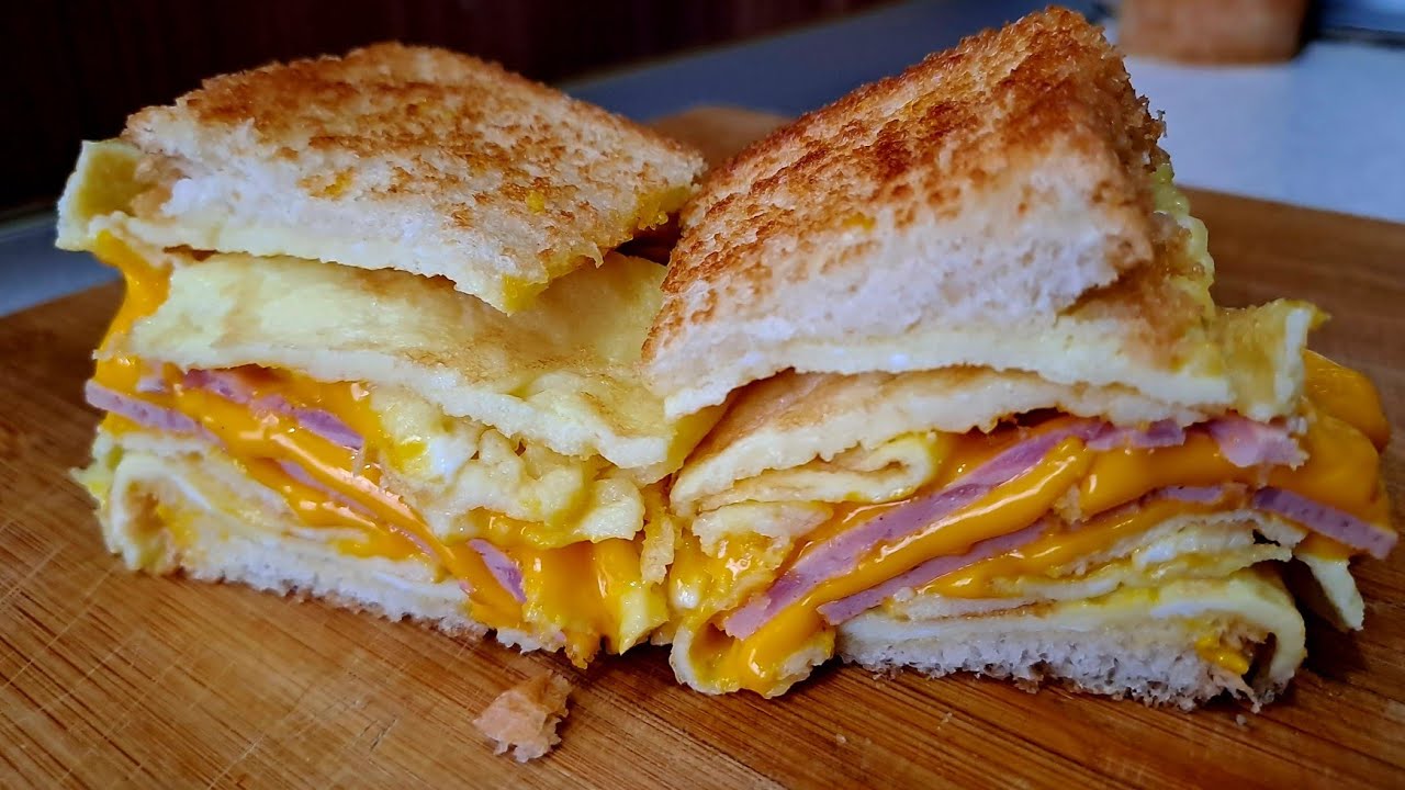 Ultimate Cheesy Egg Sandwich - Easy And Delicious! - YouTube