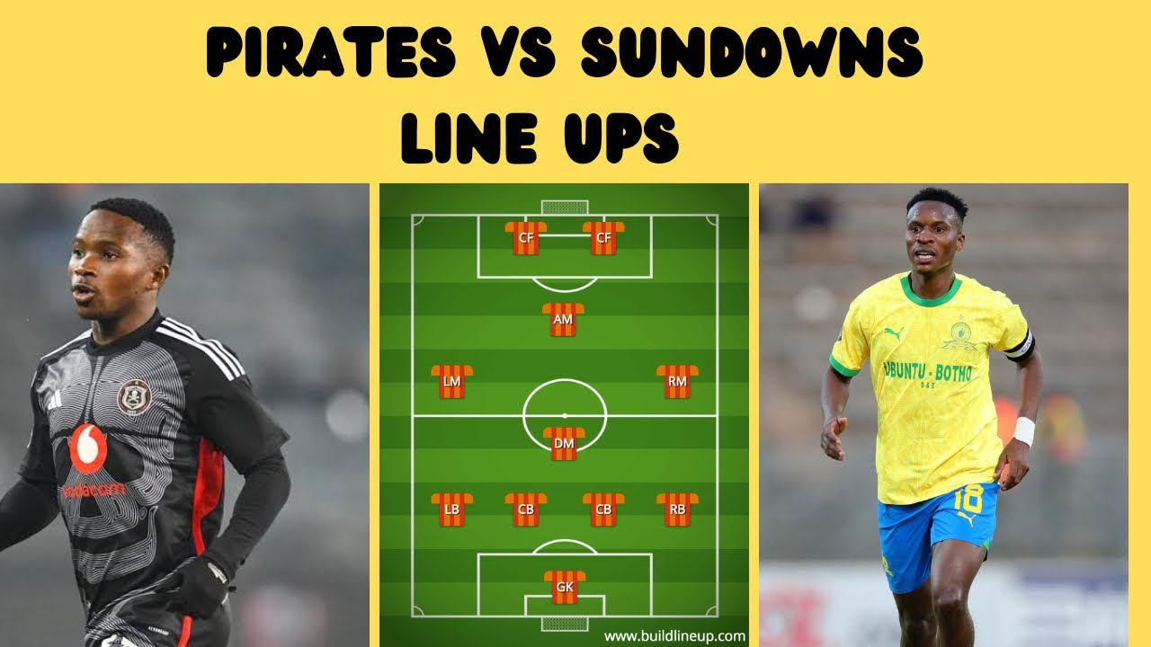 MTN8 final: Pirates vs Sundowns line ups predicted - YouTube