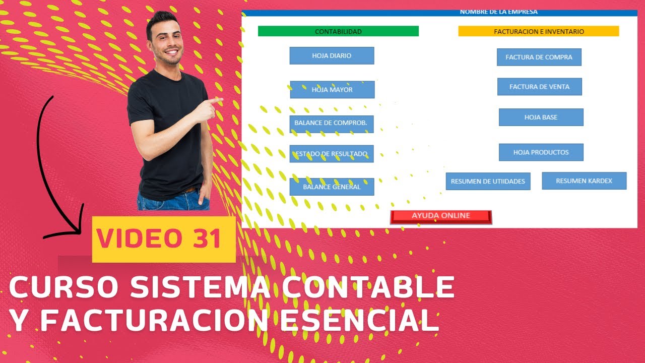 Video 31 - Programando botones de la Hoja Factura de Venta del Curso Sistema Contable y ...