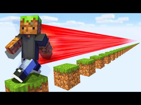 Minecraft ama 1.000.000 BLOK YÜRÜYORUM...