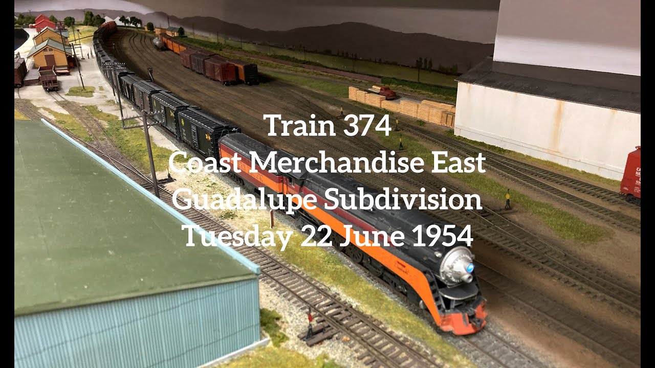 Train 374, the eastward "Overnight". - YouTube