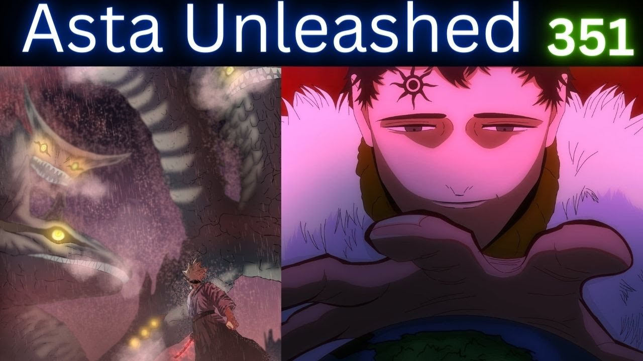 Asta is about to make this dragon cry! asta vs five headed dragon ...