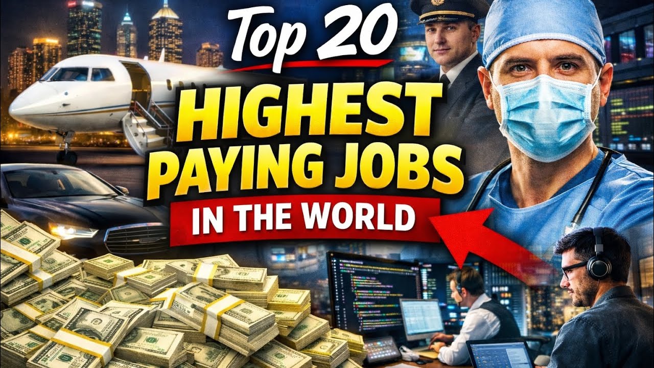 Top 20 Highest Paying Jobs In The World - YouTube