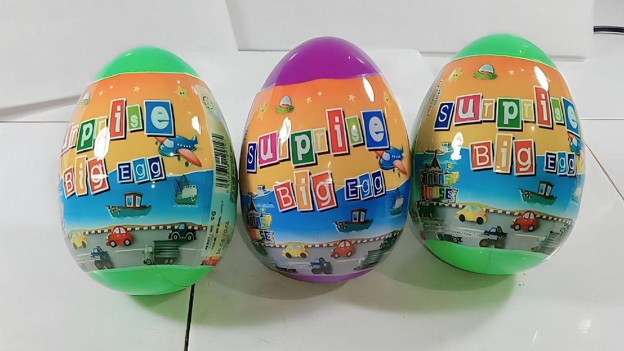 Opening Surprise Egg With Sweet and Toy Inside #2 - YouTube