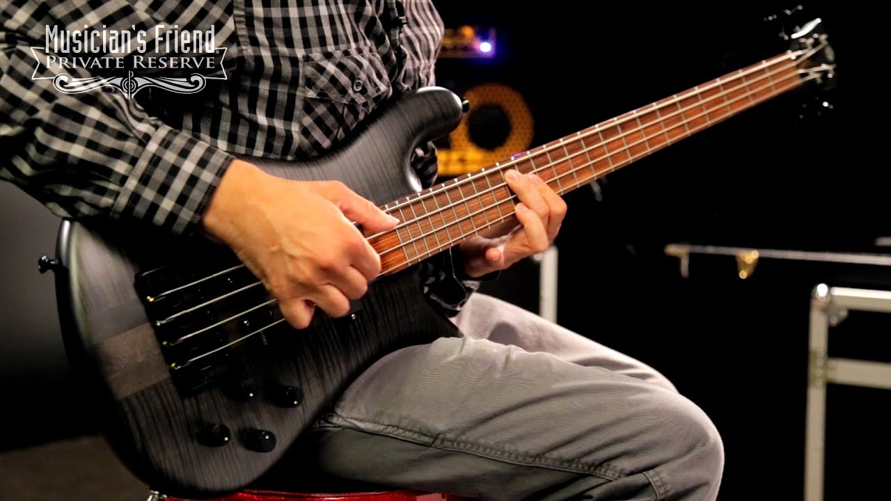 Spector forte4 Electric Bass Guitar, Matte Black Stain - YouTube