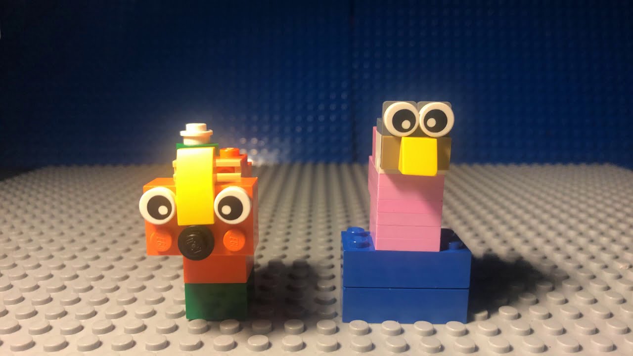 How to build LEGO Willy The Weasel And Ozzie The Ostrich - YouTube