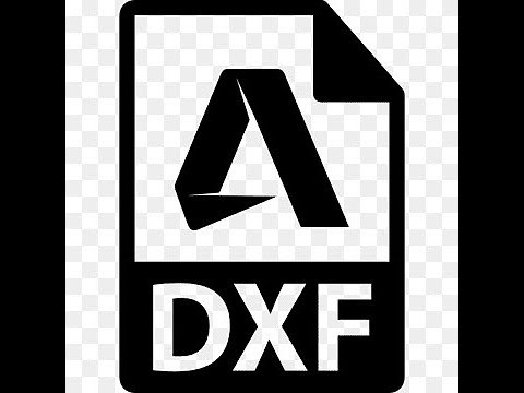 Convertir archivo de autocad a dxf para impresión laser - YouTube