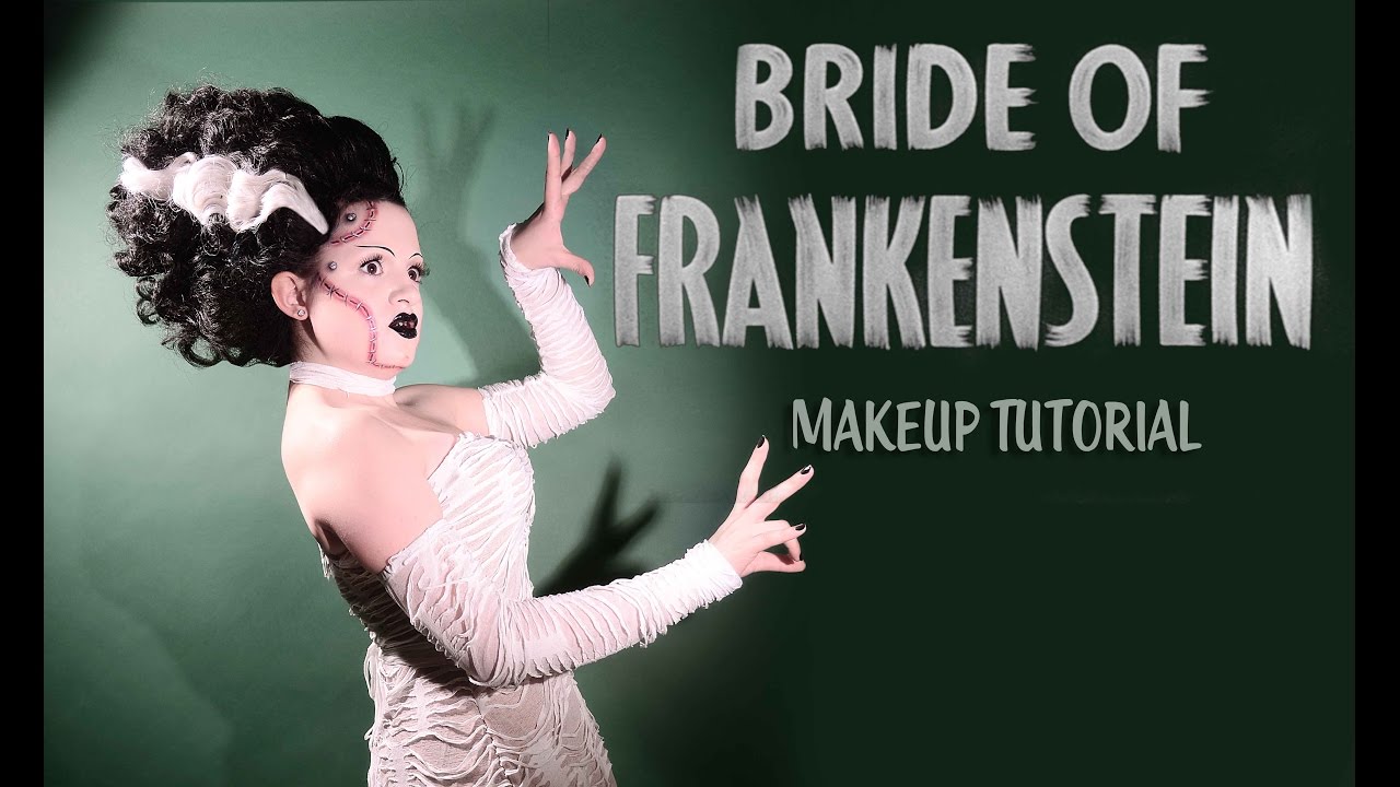Bride Of Frankenstein Makeup Tutorial Rick Baker & Jack Pierce Inspired ...