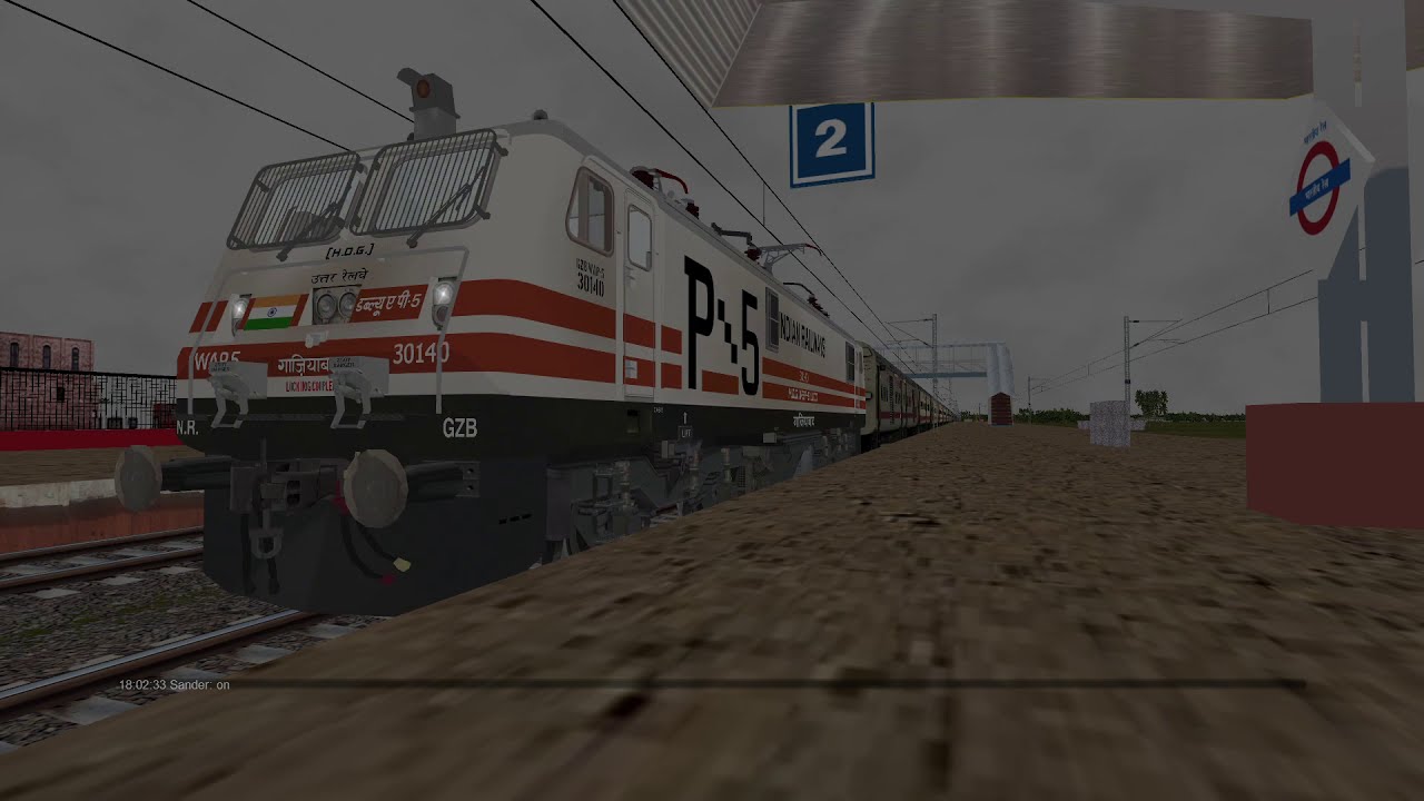 Fast & Furious : WAP-5 with Thunderous Speed Skips the Station - YouTube