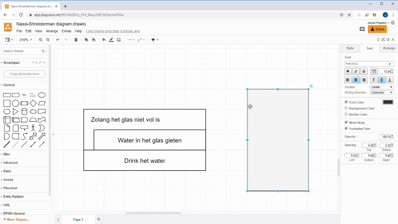 Nassi Shneiderman diagram: Iteratie blok - YouTube