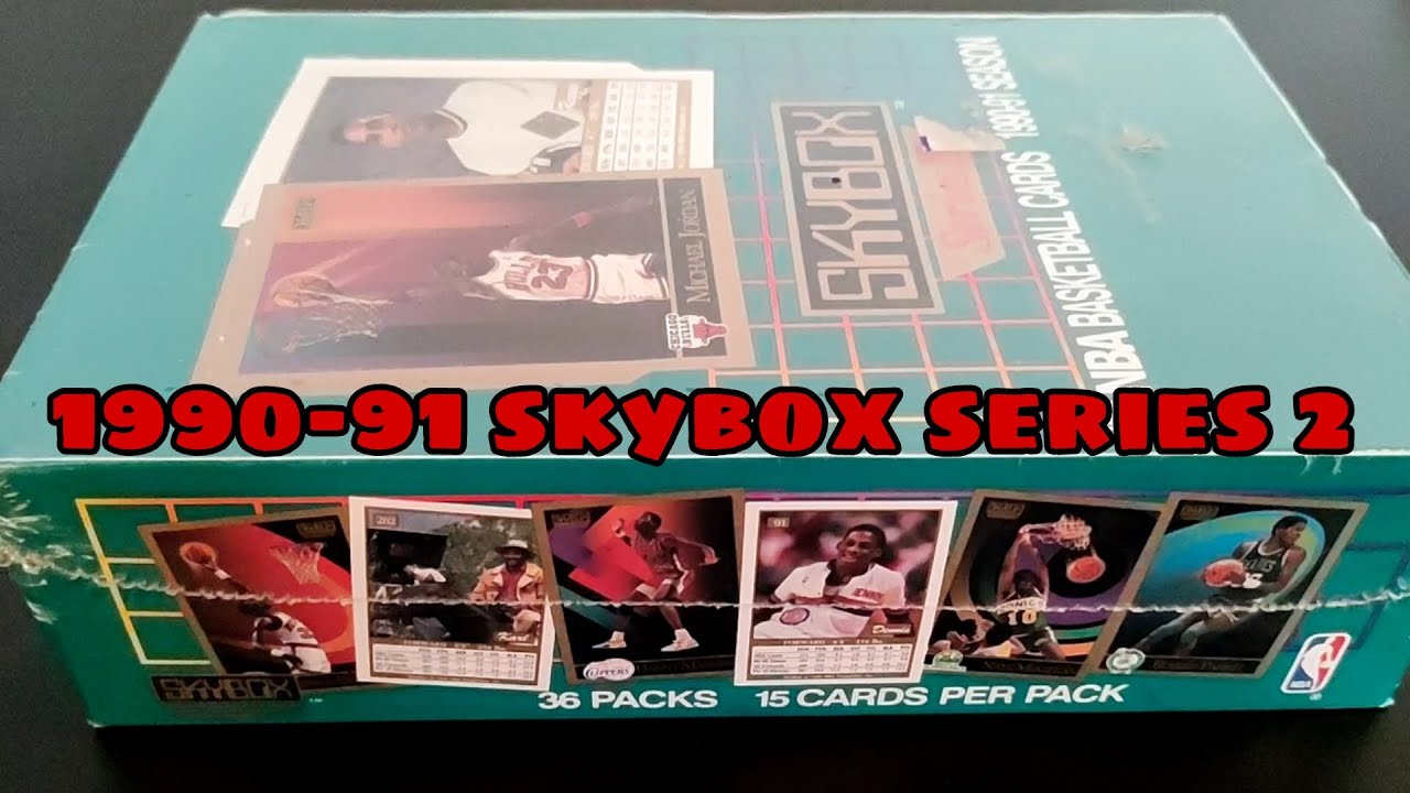 1990-91 SKYBOX SERIES 2 BASKETBALL BOX! - YouTube