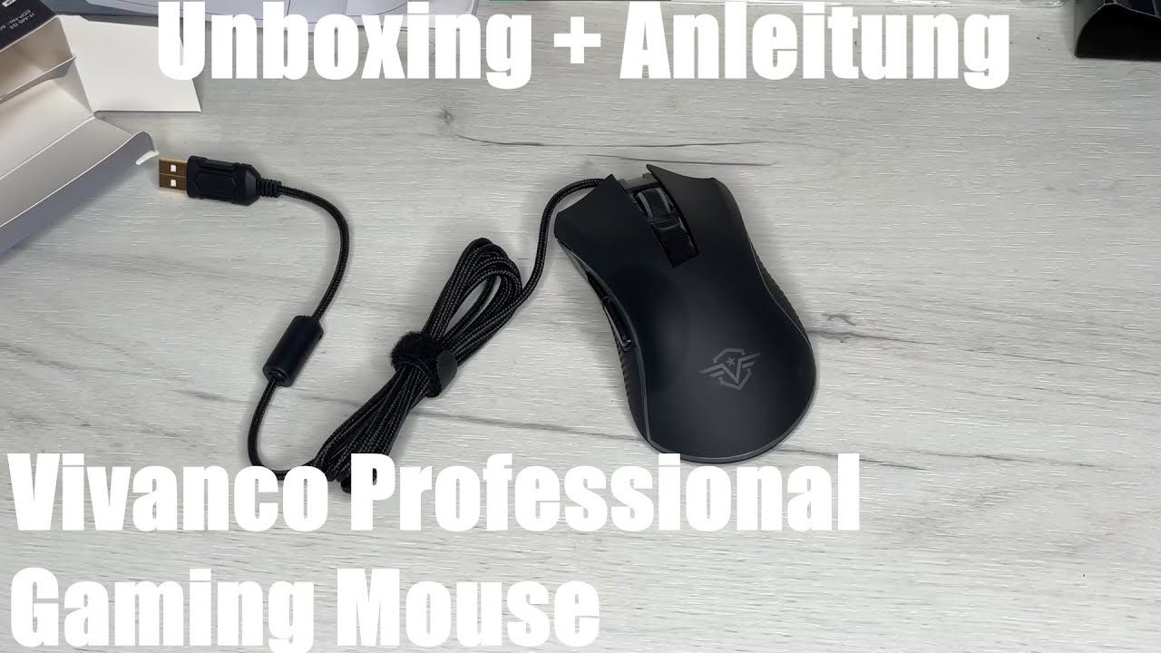 Vivanco Professional Gaming Mouse, bis zu 9200 dpi, 7 Tasten ...