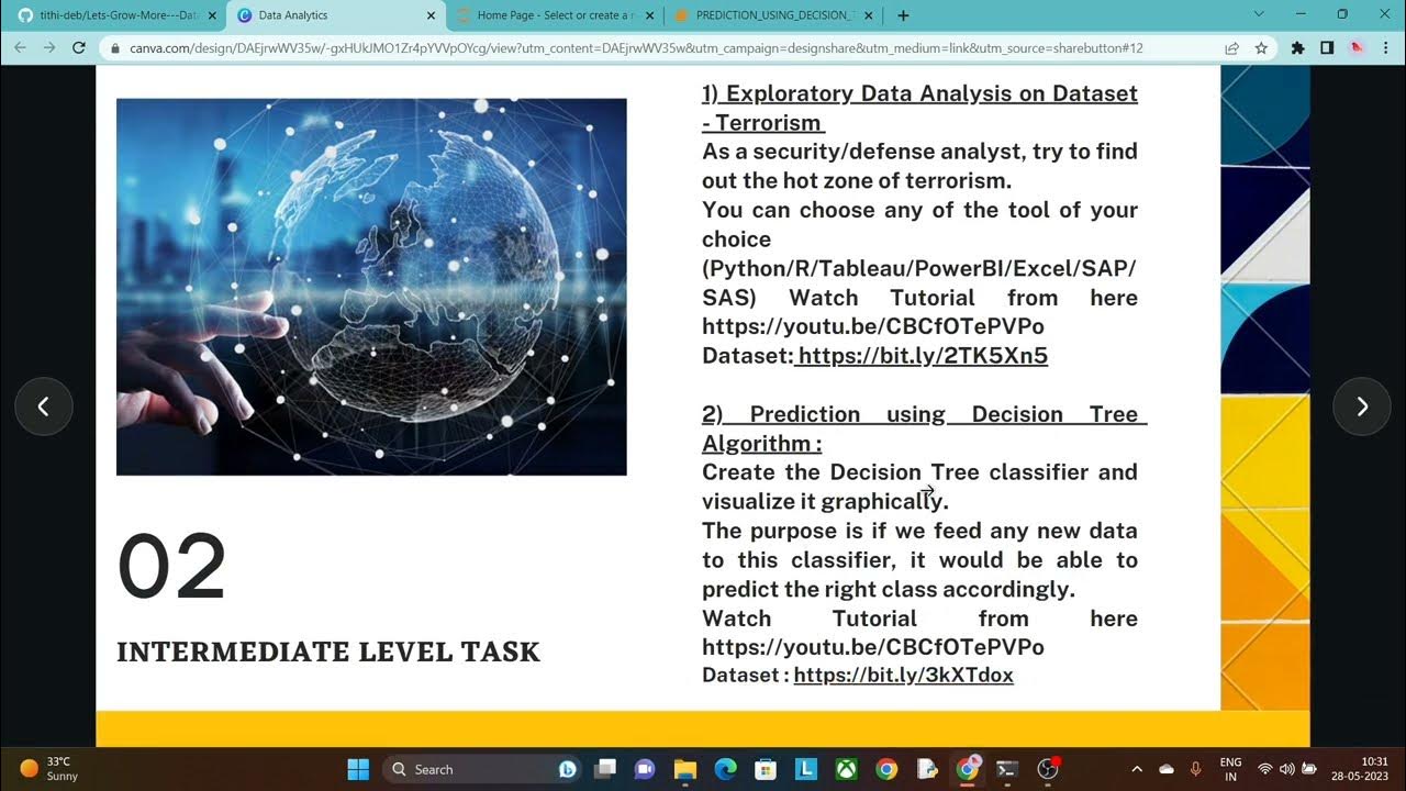 Prediction using Decision Tree Algorithm | Machine Learning | Lets Grow More - YouTube