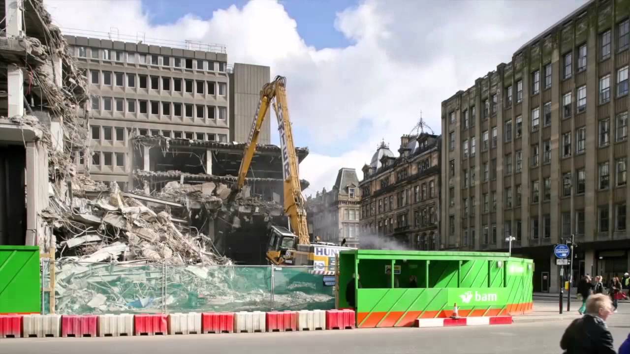 110 Queen Street demolition video - YouTube