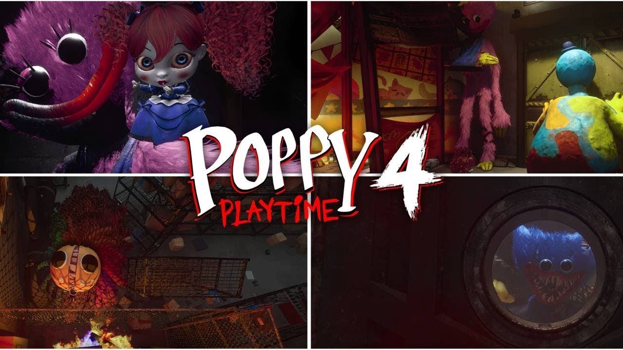 Poppy Playtime Chapter 4: All Bosses Scenes - YouTube