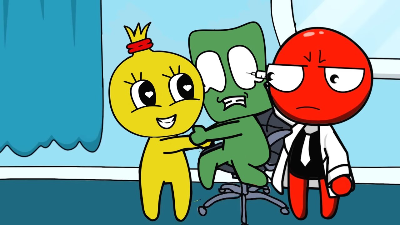 Rainbow friends at the doctor's appointment | Rainbow Friends Animation ...