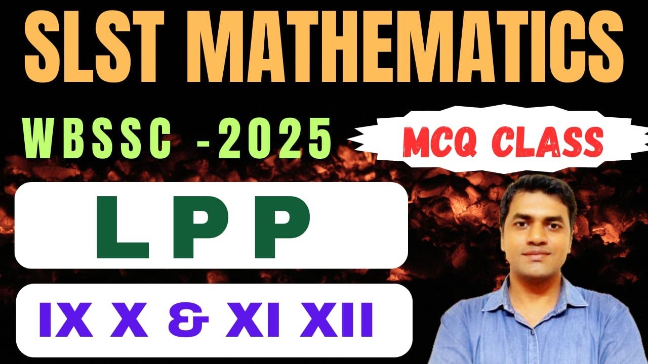 linear programming prob LPP slst mathematics 11 12 special||#wbssc2025 #slst2025 # ...