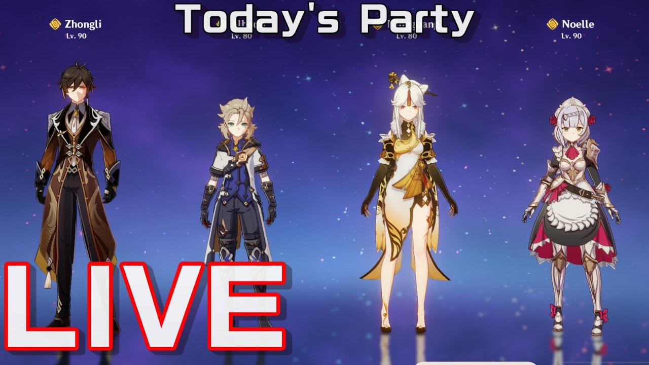 🔴【原神】日課 Daily Routine 【Genshin Impact】 - YouTube