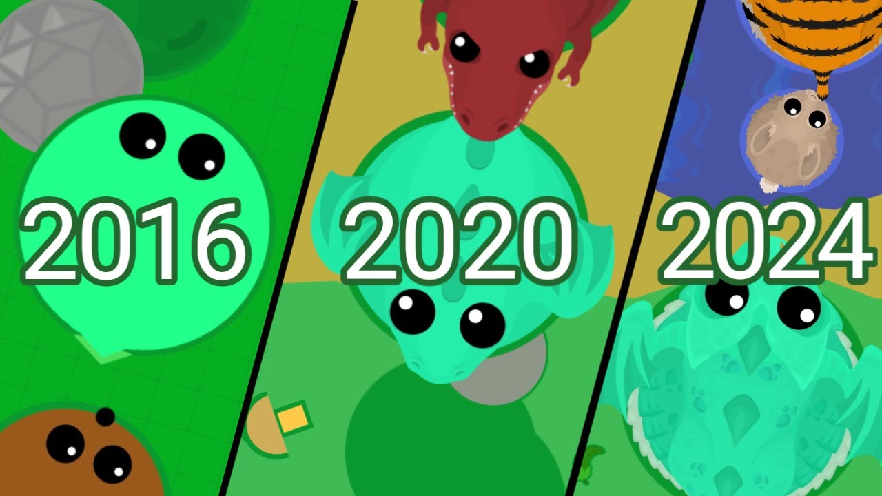 Mope.io Evolution 2016 - 2024 (All Updates) - YouTube