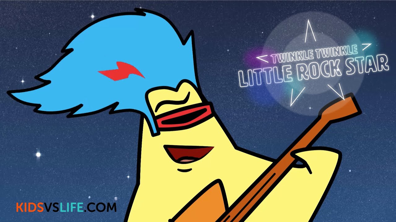 Twinkle Twinkle Little Rock Star - Children Sing Along Song - YouTube