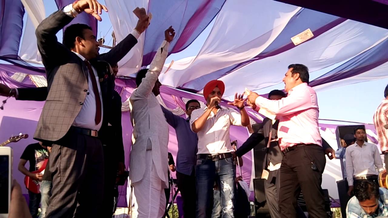 harjit harman Live show (gurmeet brar wedding) - YouTube