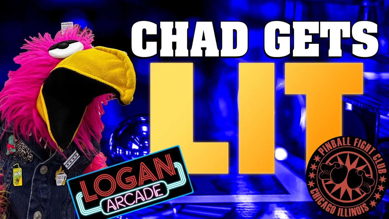 Chad the Bird gets LIT with Pinball Fight Club [LIVE] at Logan Arcade ...