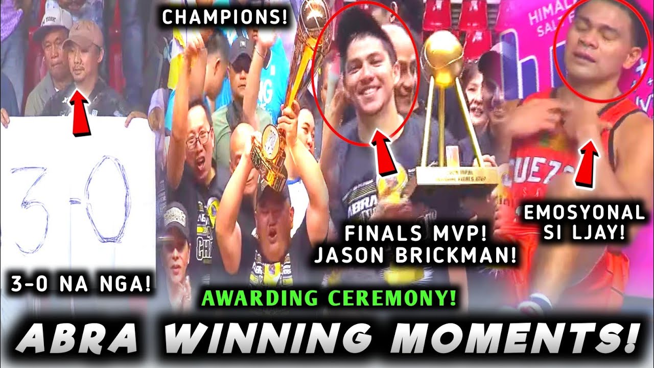 ABRA WINNING MOMENTS! FINAL MINUTE OF THE GAME + AWARDING CEREMONY ...