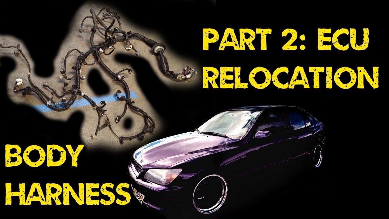 IS300 ECU relocation to interior part 2: Moving, Cutting, Soldering ...
