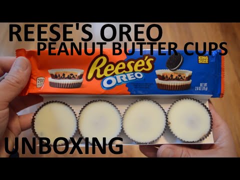 Unboxing Reese's Oreo Peanut Butter Cups King Size 4-Pack - YouTube