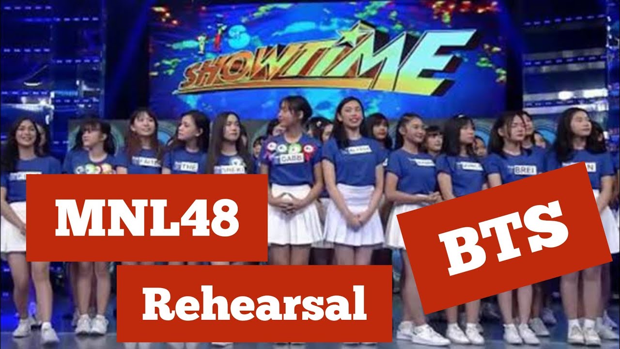 MNL48 rehearsal aspirants- It's Showtime era - YouTube