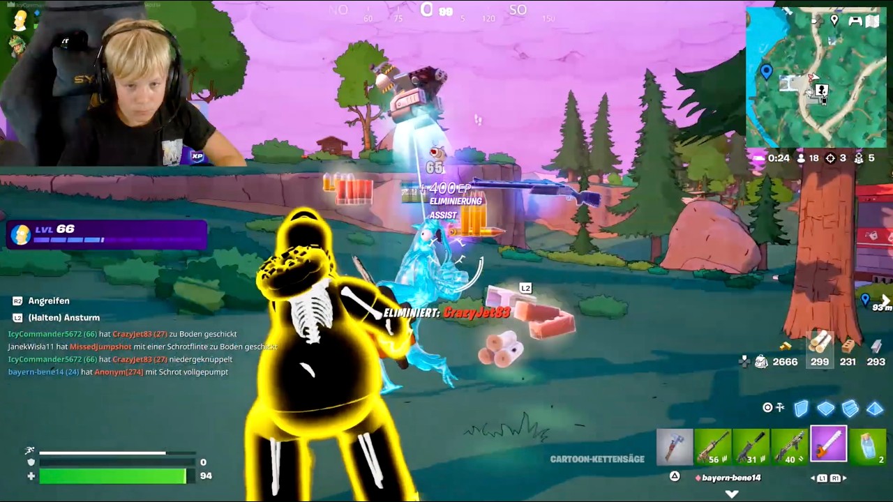 Fortnite | Simpsons - Battle Royale - Duo - mit Max - die with a smile ...