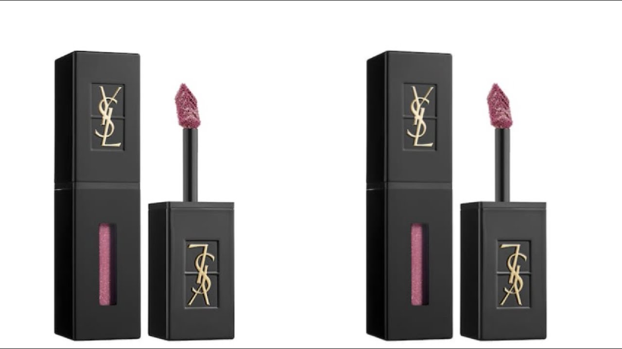 YSL Vinyl Cream Lip Stain 407 Carmin Session | Lipstick Unboxing ...